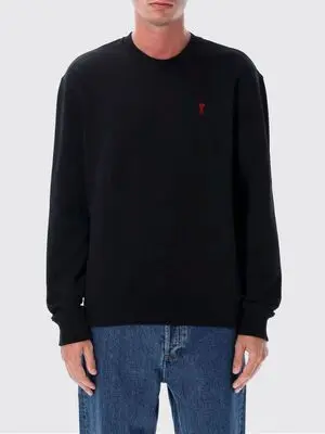 AMI Paris Ami Paris Embroidered Sweatshirt Black