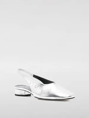 AeydĒ Metallic Slingback Pumps - Silver