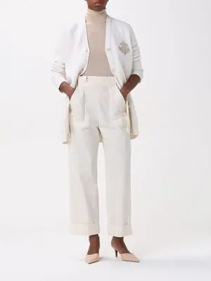 Max Mara Trousers - White