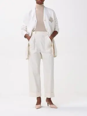 Max Mara Tailored Pants - White
