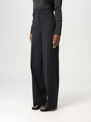 Max Mara Tailored Wide Leg Trousers - Black