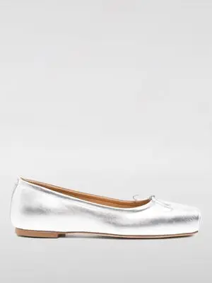 Aeyde Silver Tone Flats For Women