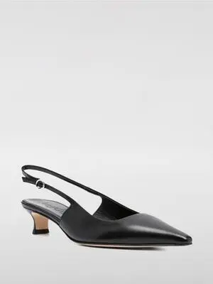 AeydĒ Catrina Smooth Leather Slingback Pumps - Black
