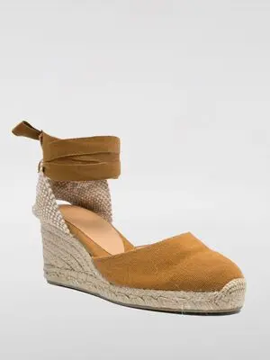 CastaÑer Espadrille Wedge With Tie Fastening - Rust