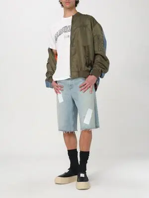 MAISON MARGIELA Bomber Jacket With Denim Sleeves