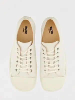 Moschino Lace-up Sneakers - White