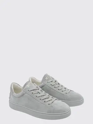 TOD'S Suede Lace-up Sneakers - Grey