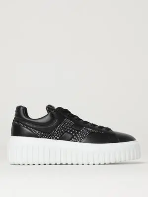 Hogan Embellished Platform Sneakers - Black