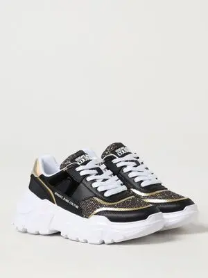 Versace Lace Up Sneakers - Black