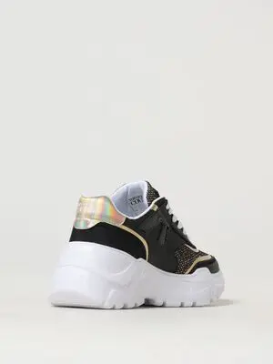 Versace Lace Up Sneakers - Black