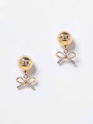 Elisabetta Franchi Tone Earrings - Gold