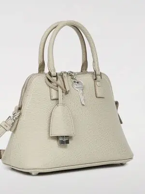 MAISON MARGIELA 5ac Bag In Grained Leather And Canvas