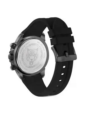 PLEIN SPORT Philipp Plein Impact 46mm Chronograph Watch - Black