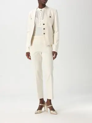 TWINSET Tailored Button Detailed Trousers