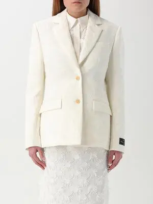 MSGM Textured Jacket - Natural