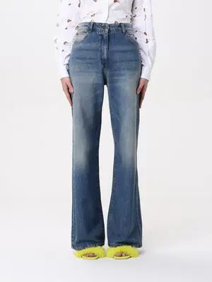 MSGM Wide Leg Jeans - Denim