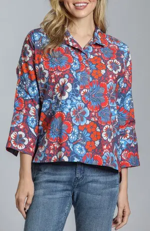 APNY Boxy Fit Cotton Shirt
