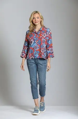 APNY Boxy Fit Cotton Shirt
