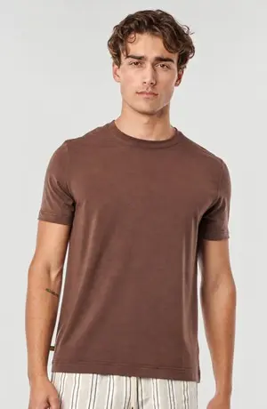 LEISURE LAB Everyday T-shirt - Café