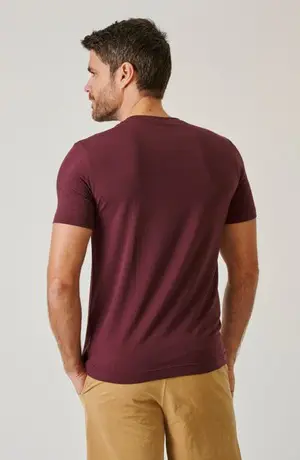 LEISURE LAB Everyday T-shirt - Maroon