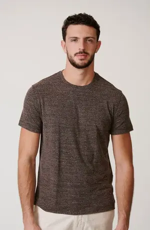LEISURE LAB Slub T-shirt - Dusty Pink