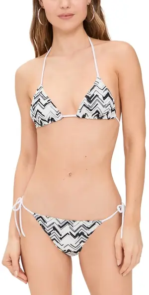Missoni Bikini Set - Black/white