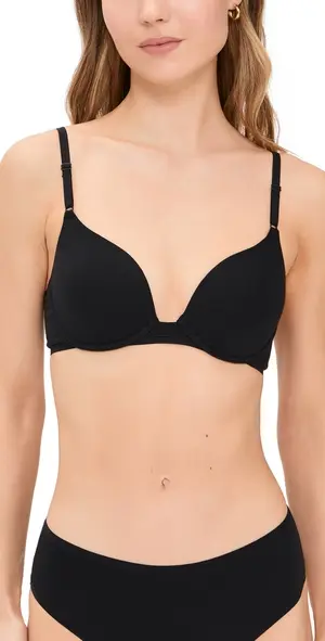 Natori Bliss Cotton Convertible T-shirt Bra - Black