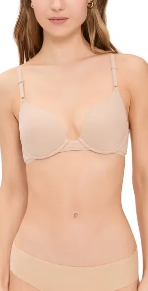 Natori Bliss Cotton Convertible T-shirt Bra - Cafe