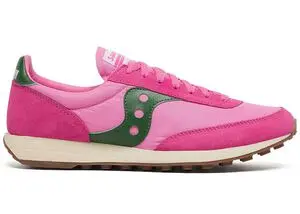 Saucony Trainer 80in Sneakers - Pink/forest