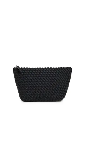 NAGHEDI Portofino Medium Makeup Bag - Black