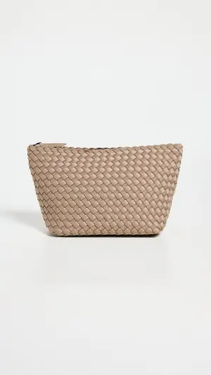 NAGHEDI Portofino Medium Makeup Bag - Cashmere