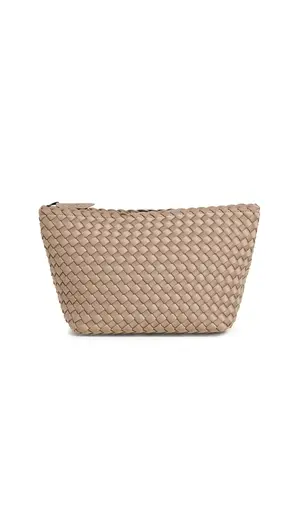 NAGHEDI Portofino Medium Makeup Bag - Cashmere