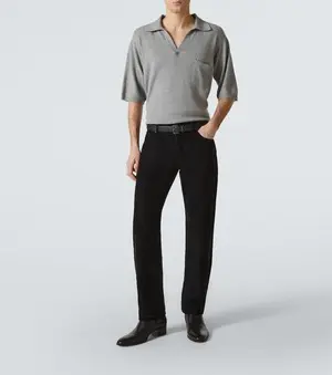 Saint Laurent Wool Polo Shirt