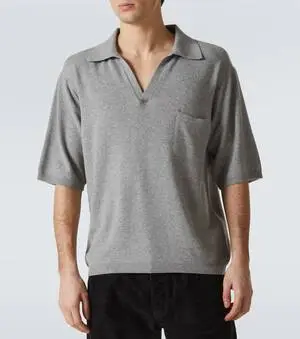 Saint Laurent Wool Polo Shirt