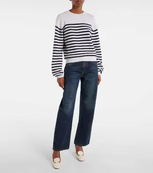 Khaite Kerrie Wide-leg Jeans - Blue
