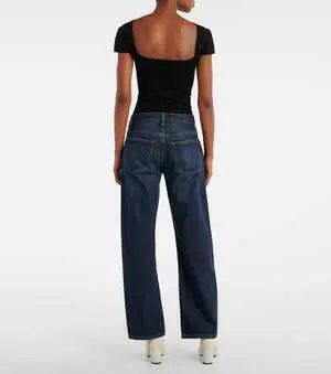 Khaite Kerrie Wide-leg Jeans - Blue