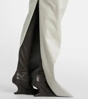 Rick Owens Coated Canvas Gown