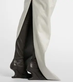 Rick Owens Coated Canvas Gown