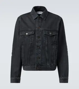 Loewe Anagram Denim Jacket - Black