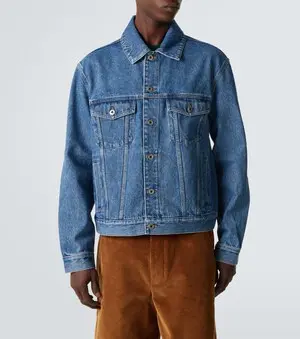 Loewe Anagram Denim Jacket - Blue