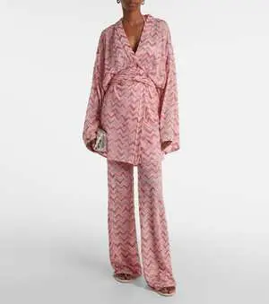 Missoni Zigzag Lamé Robe