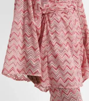 Missoni Zigzag Lamé Robe