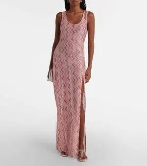 Missoni Zig Zag Lamé Maxi Dress