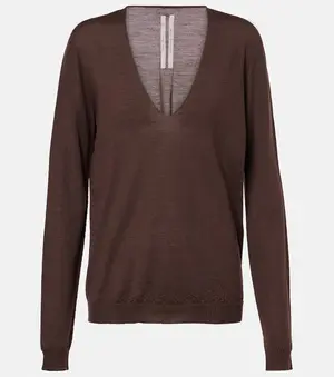 Rick Owens Wool Sweater - Brown