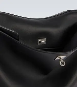 Balenciaga Rodeo Leather Messenger Bag - Black