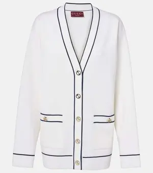 Gucci Wool Cardigan - White