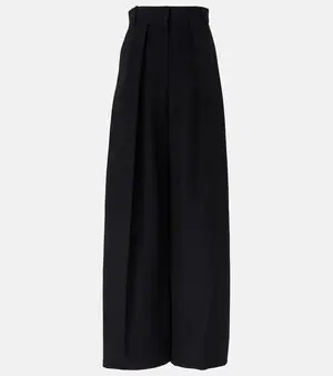 Khaite Maris High-rise Wide-leg Pants