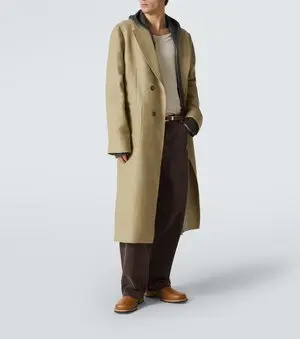 Our Legacy Robe Linen And Silk Overcoat