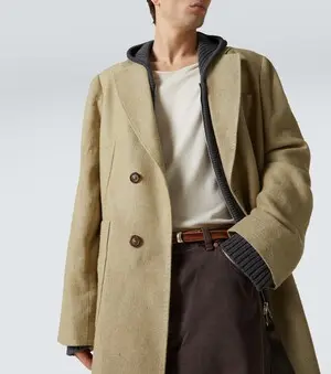 Our Legacy Robe Linen And Silk Overcoat