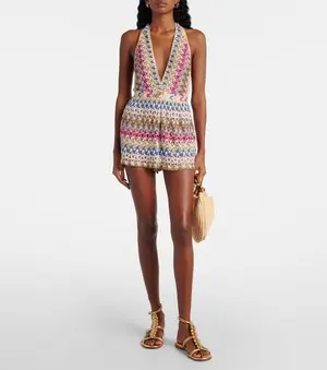 Missoni Zigzag Lamé Romper